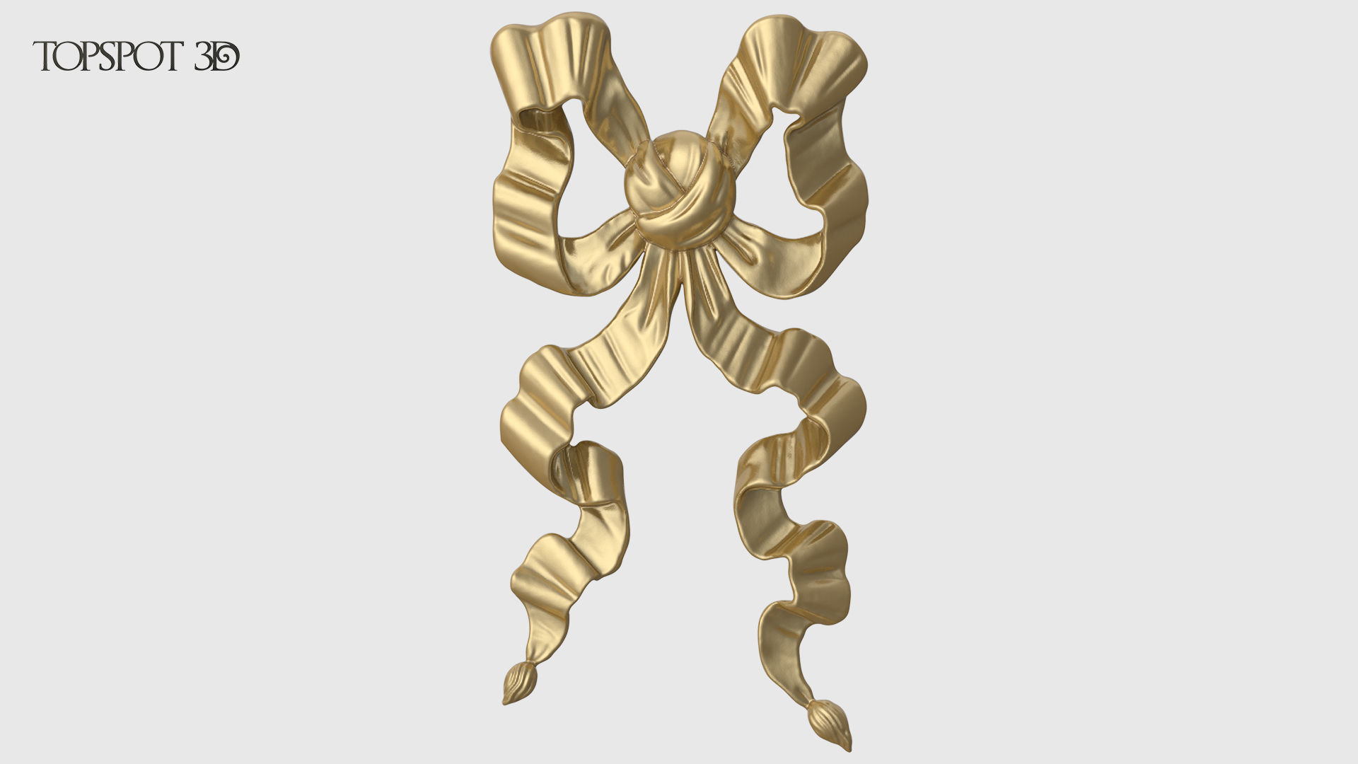 Decorative Bow Set 3D model 3D printable | CGTrader