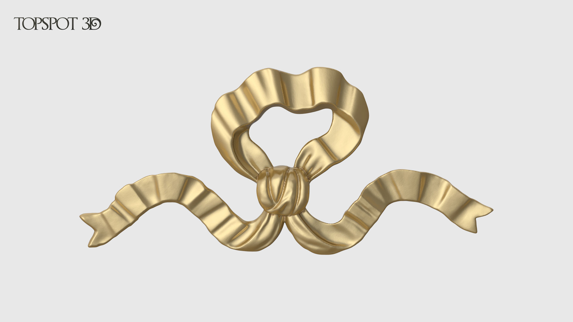 Decorative Bow Set 3D model 3D printable | CGTrader