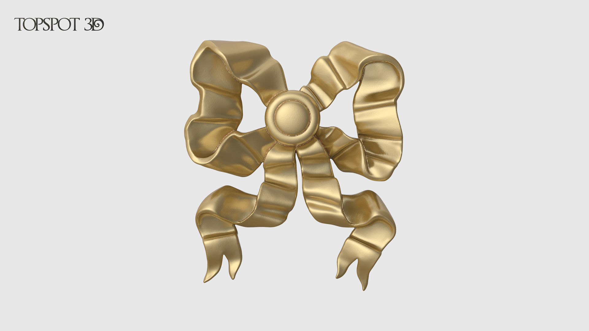 Decorative Bow Set 3D model 3D printable | CGTrader