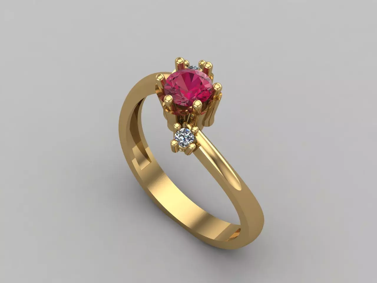 Women Rings 3DM Render Files Machine Ready 16 3D model 3D printable ...