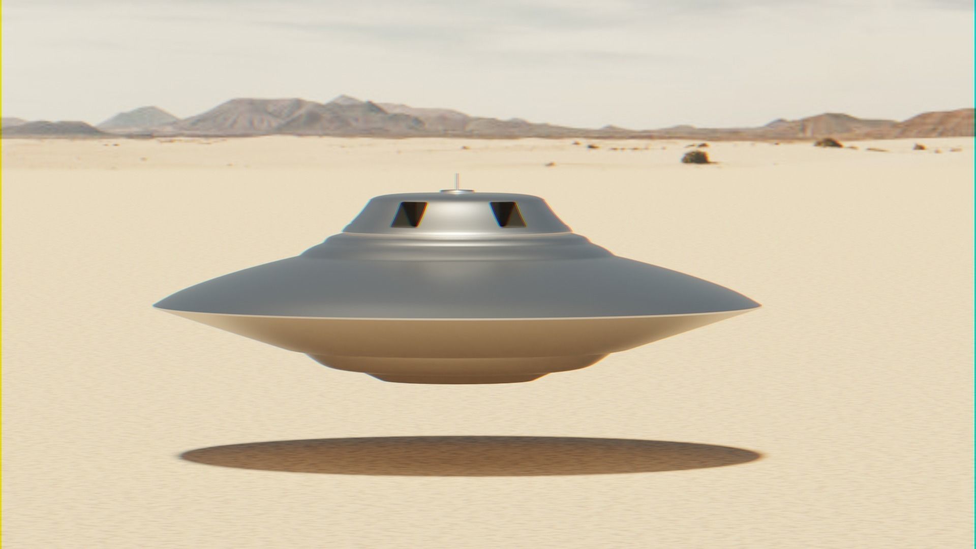 UFO - Bob Lazar Sport Model 3D model | CGTrader