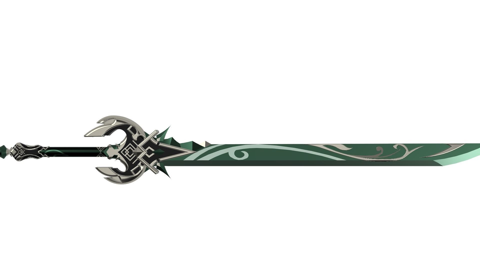 Primordial Jade Cutter STL Files Genshin Impact 3D model 3D printable ...