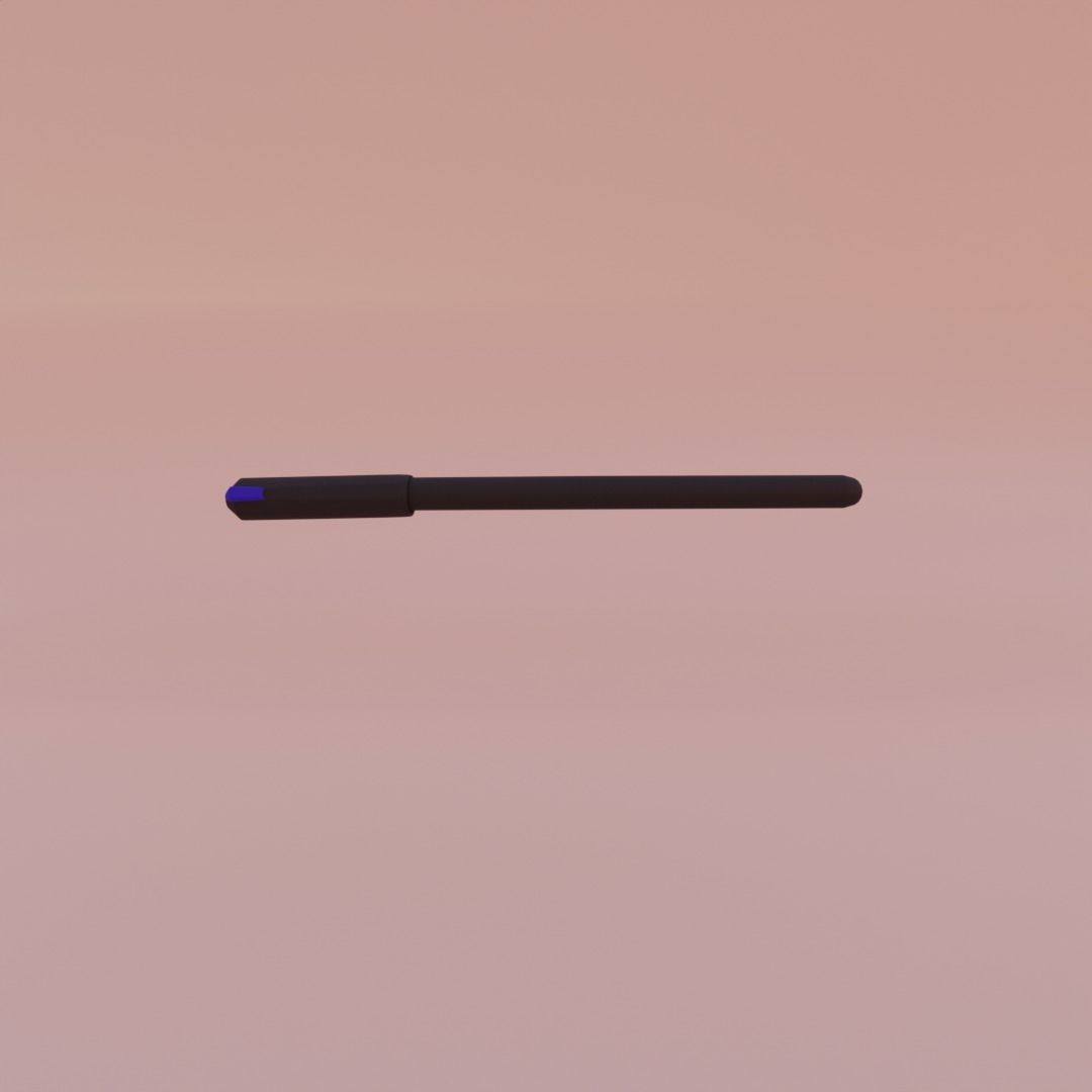 Pen with cap 3D model animated | CGTrader