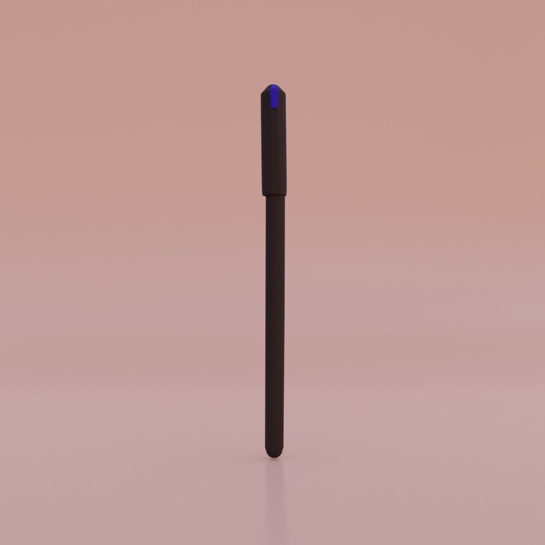 Pen with cap 3D model animated | CGTrader