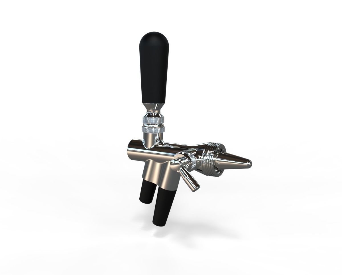Beer tap faucet 3D model | CGTrader