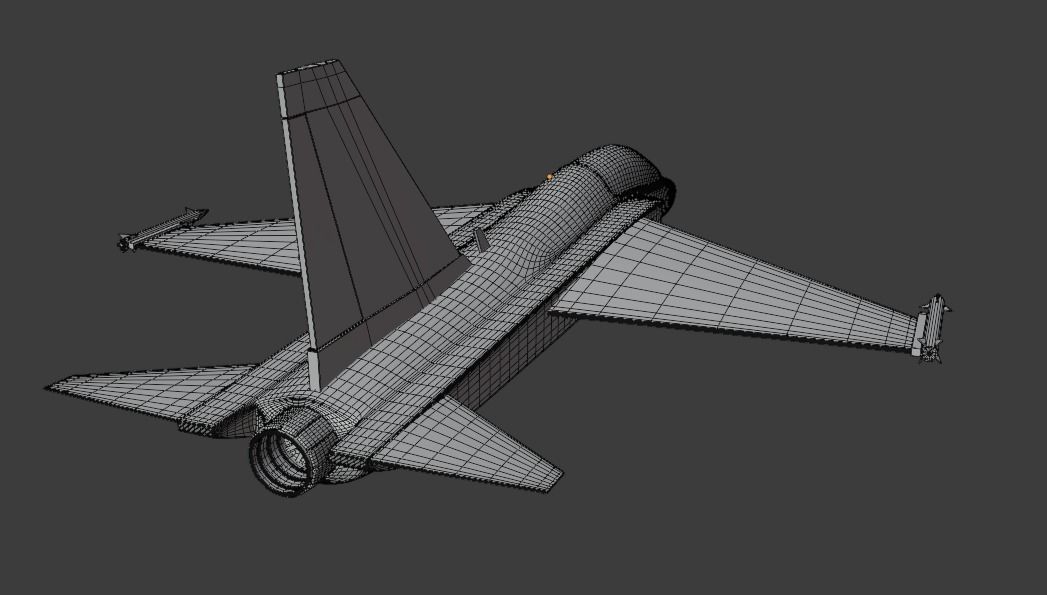 3D model HURJET Single Engine Jet Trainer and close air support jet VR ...