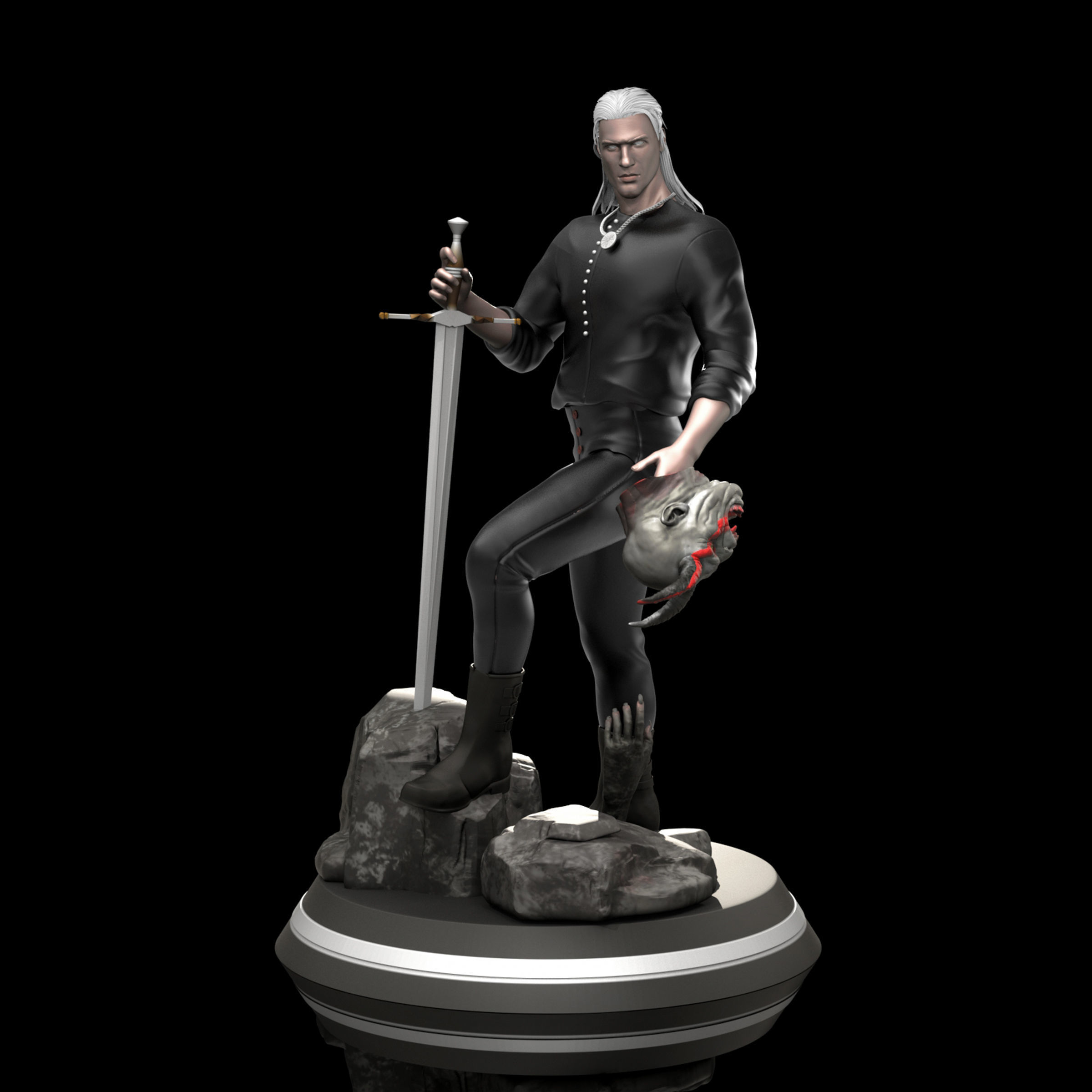 The Witcher 3D Printable free 3D model 3D printable | CGTrader