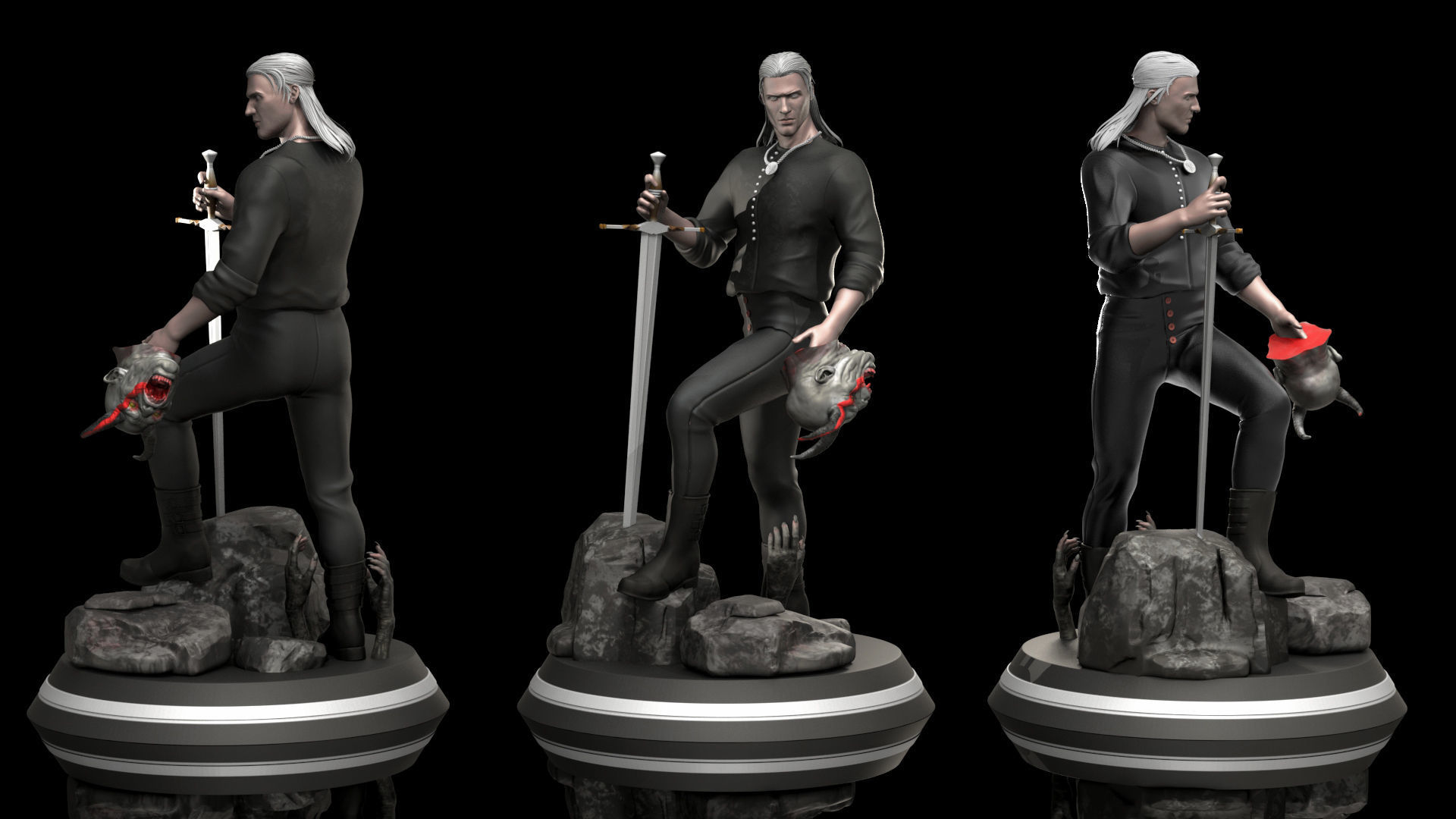 The Witcher 3D Printable free 3D model 3D printable | CGTrader