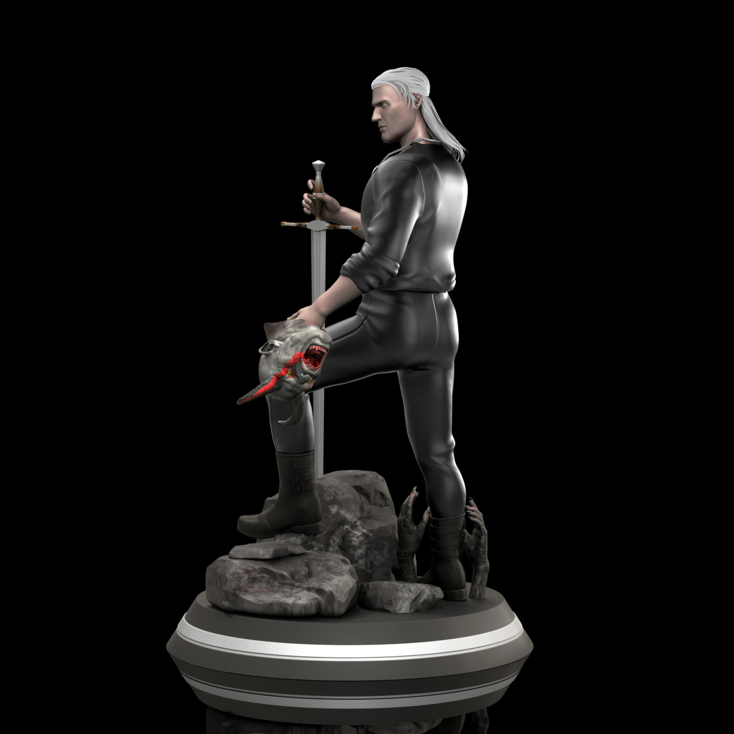 The Witcher 3D Printable free 3D model 3D printable | CGTrader