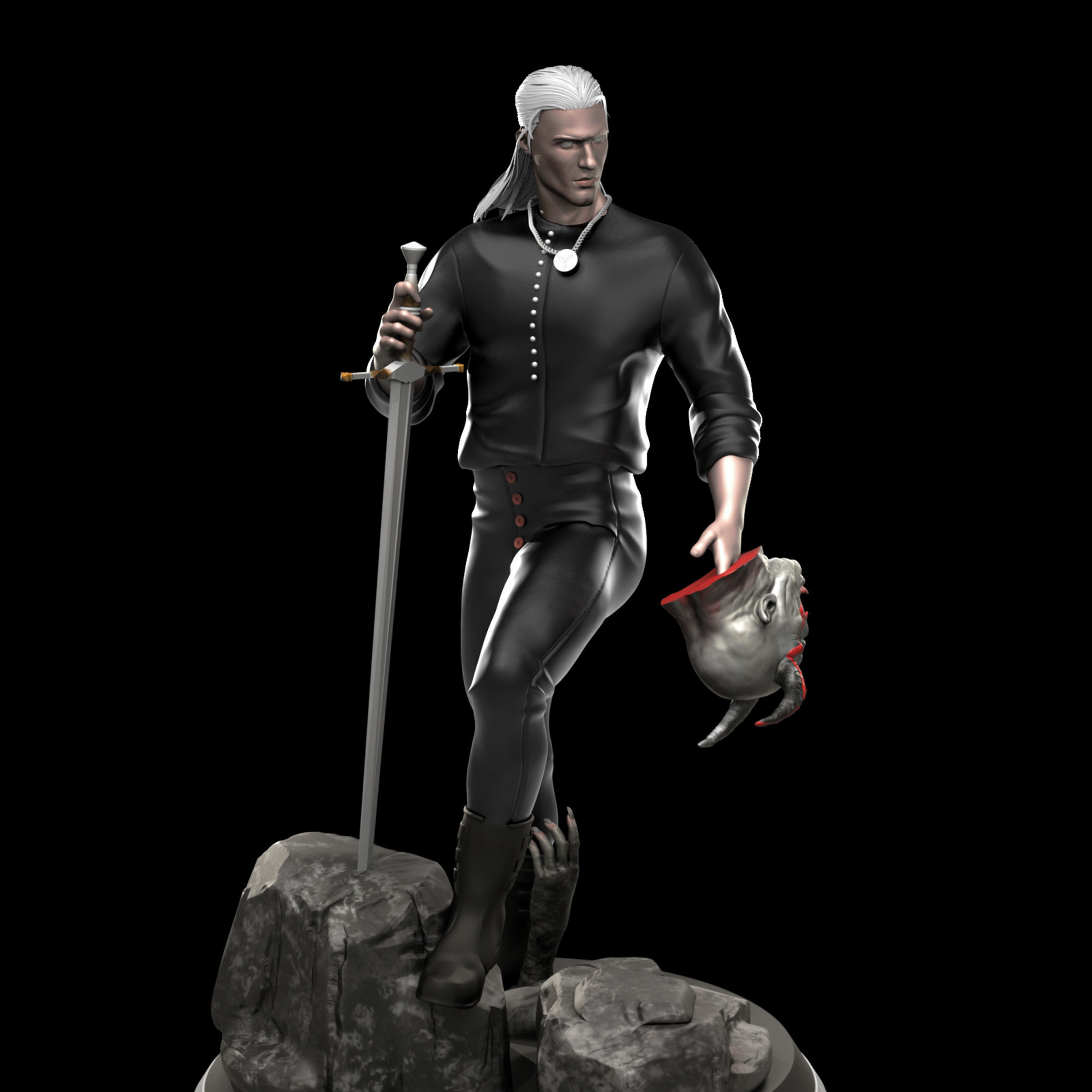 The Witcher 3D Printable free 3D model 3D printable | CGTrader