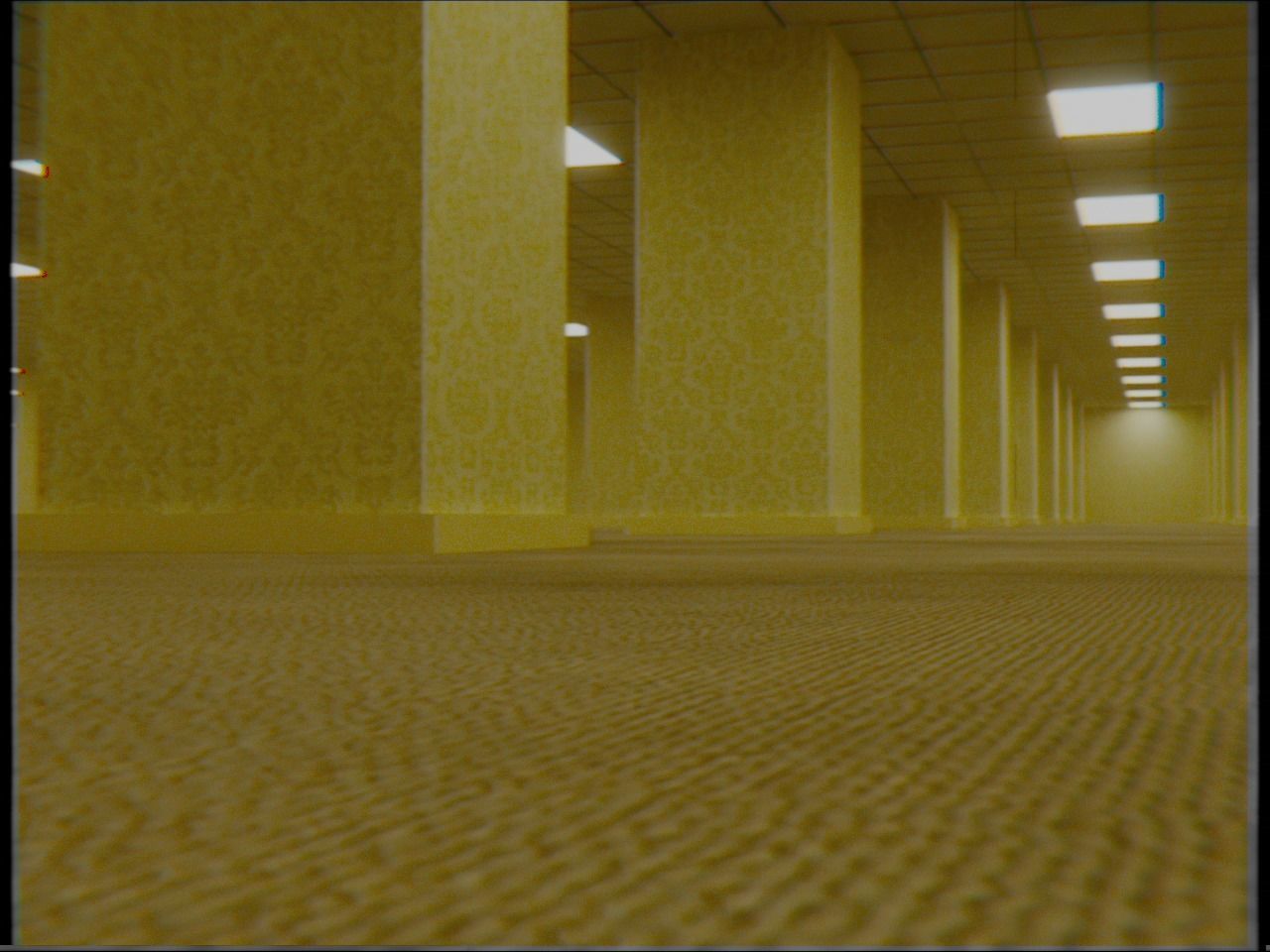 backrooms map 3D model | CGTrader