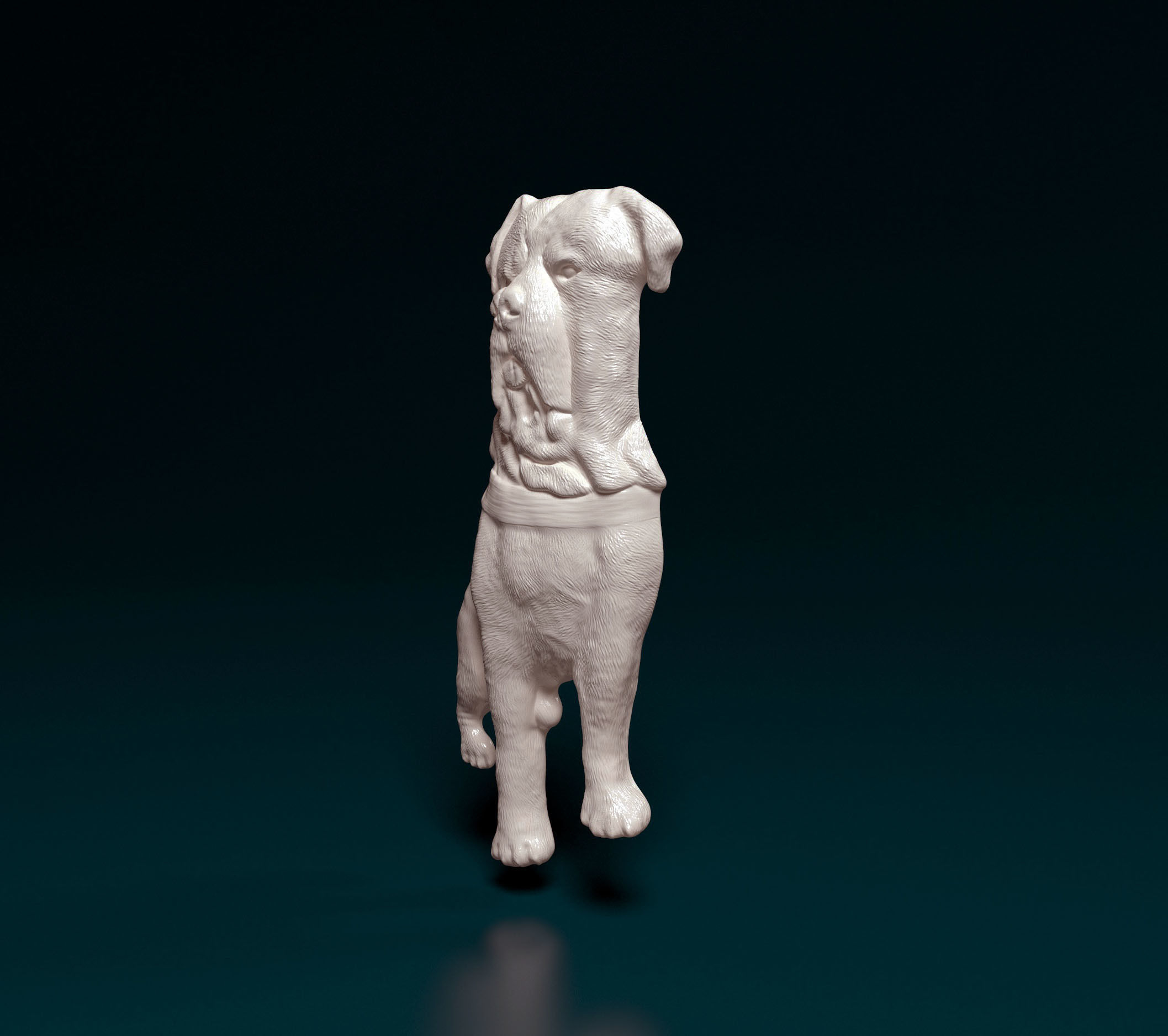 Dog Bas relief 3D model 3D printable | CGTrader