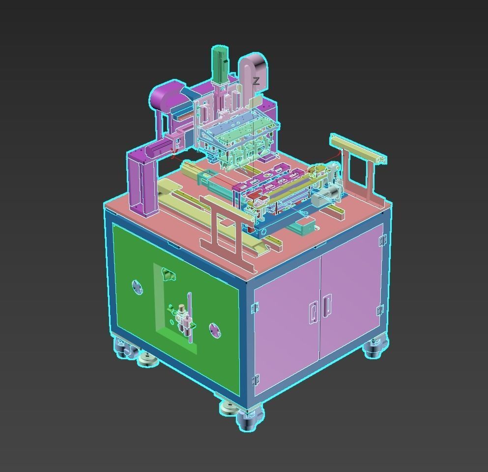 Heat the disassembly machine 3D model | CGTrader