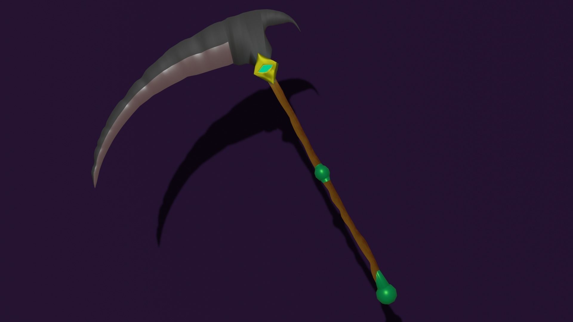 the magic scythe 3D model | CGTrader
