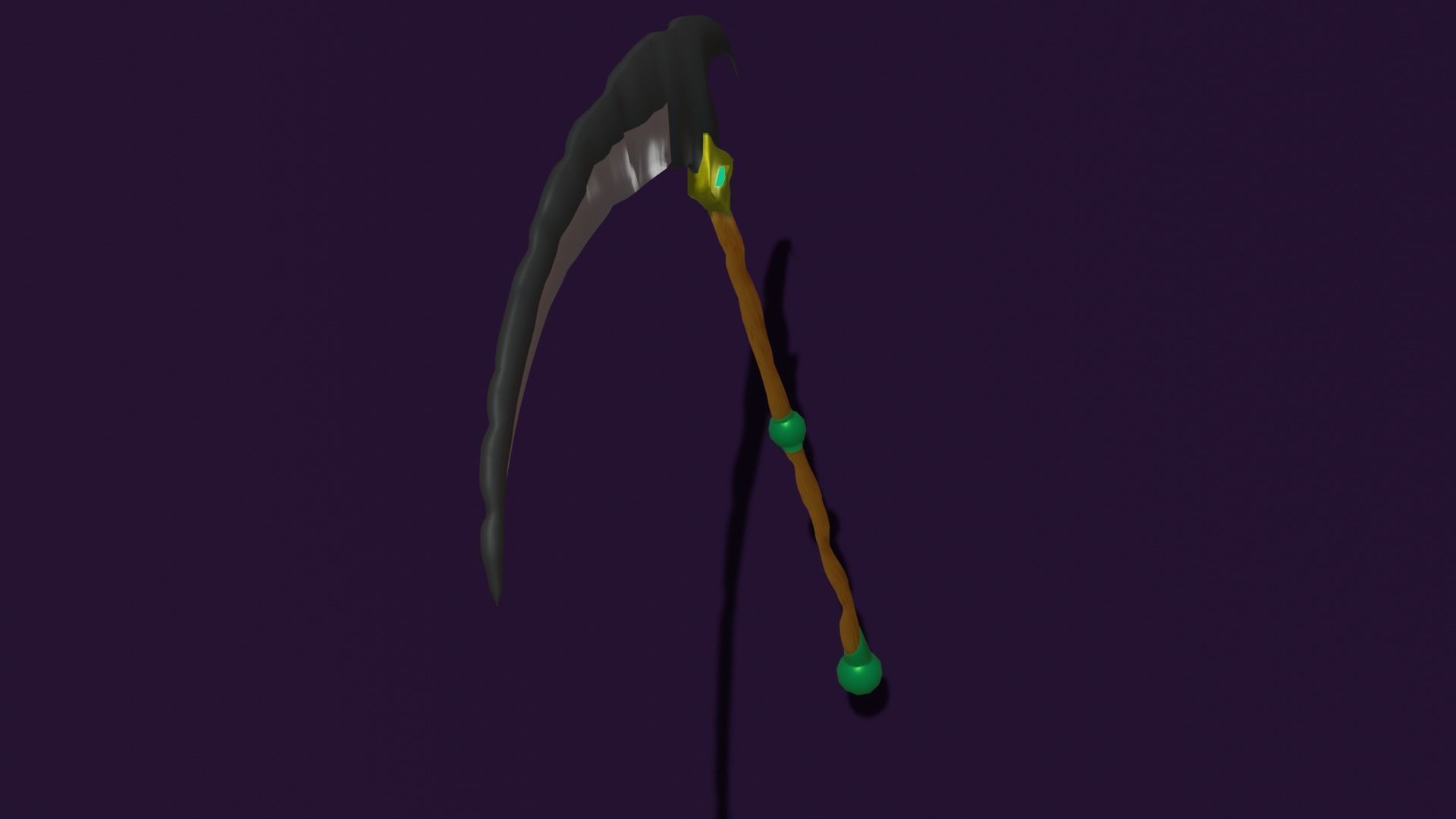 the magic scythe 3D model | CGTrader