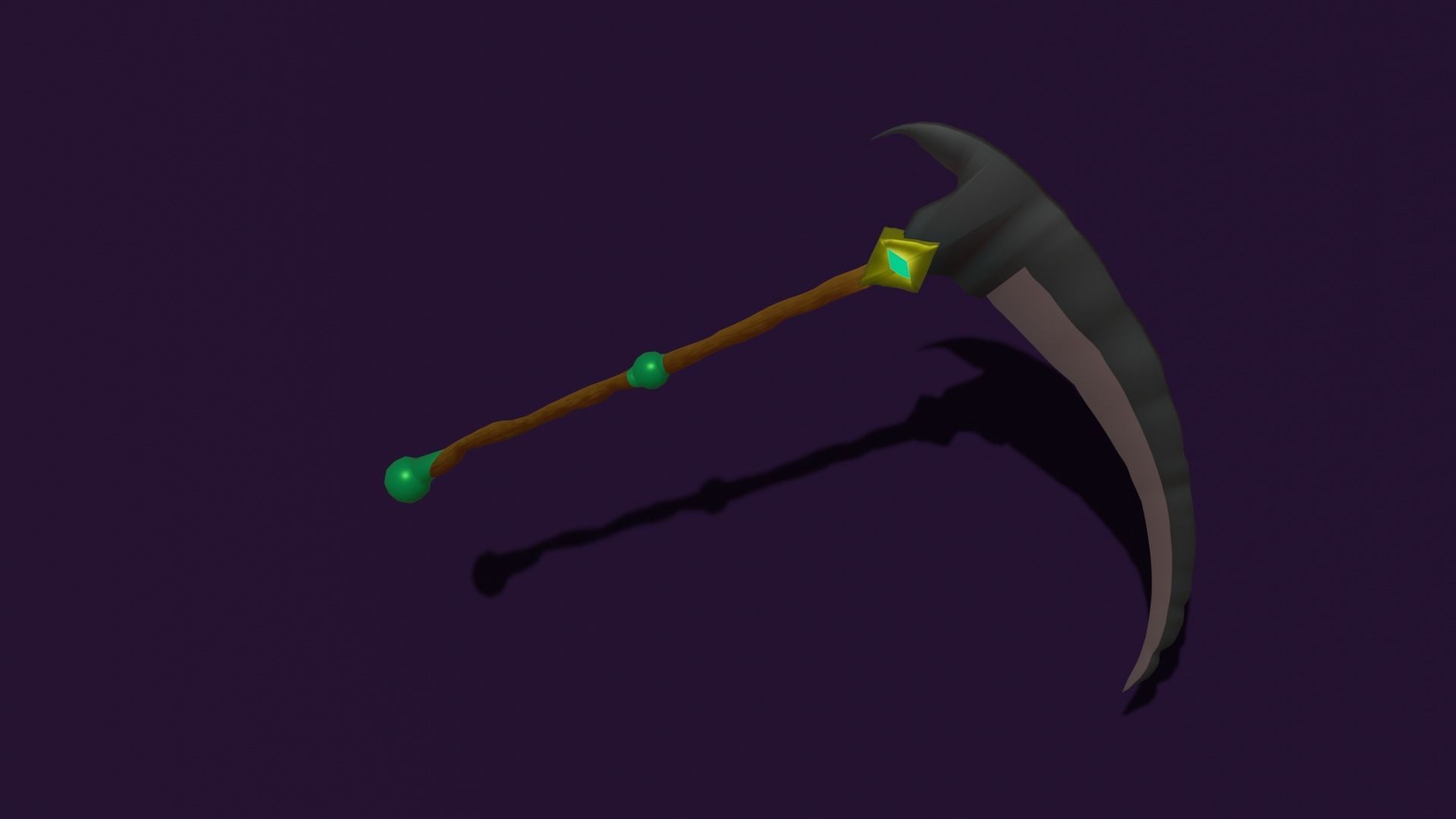 the magic scythe 3D model | CGTrader