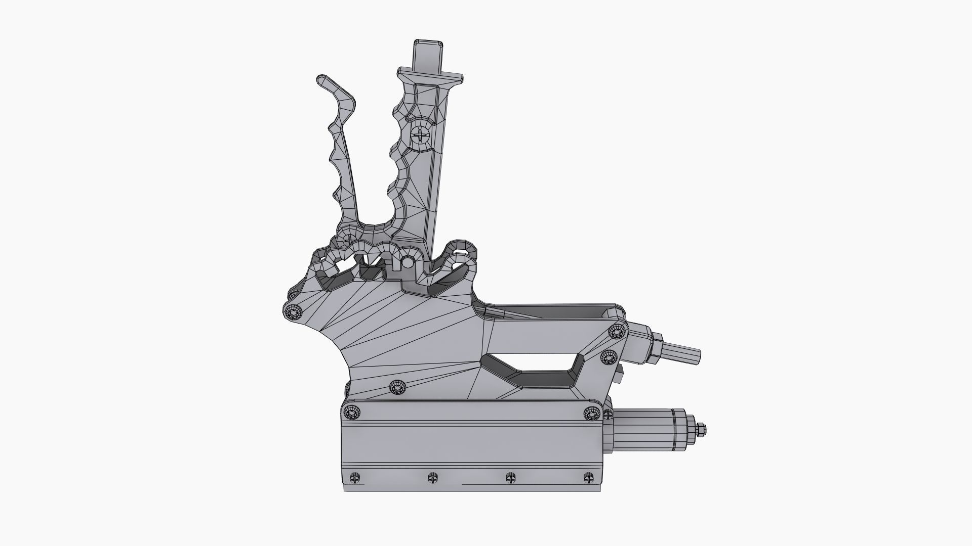 3D model MM Billet 3 Speed shifter VR / AR / low-poly | CGTrader