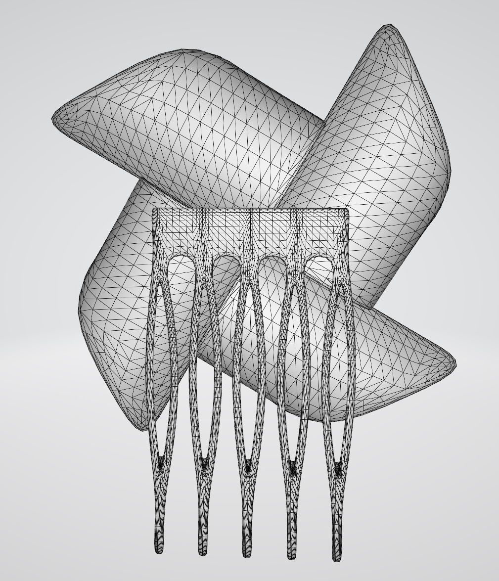 3D model Wind Flower And Wind Flower Shaped Clasp VR / AR / low-poly ...