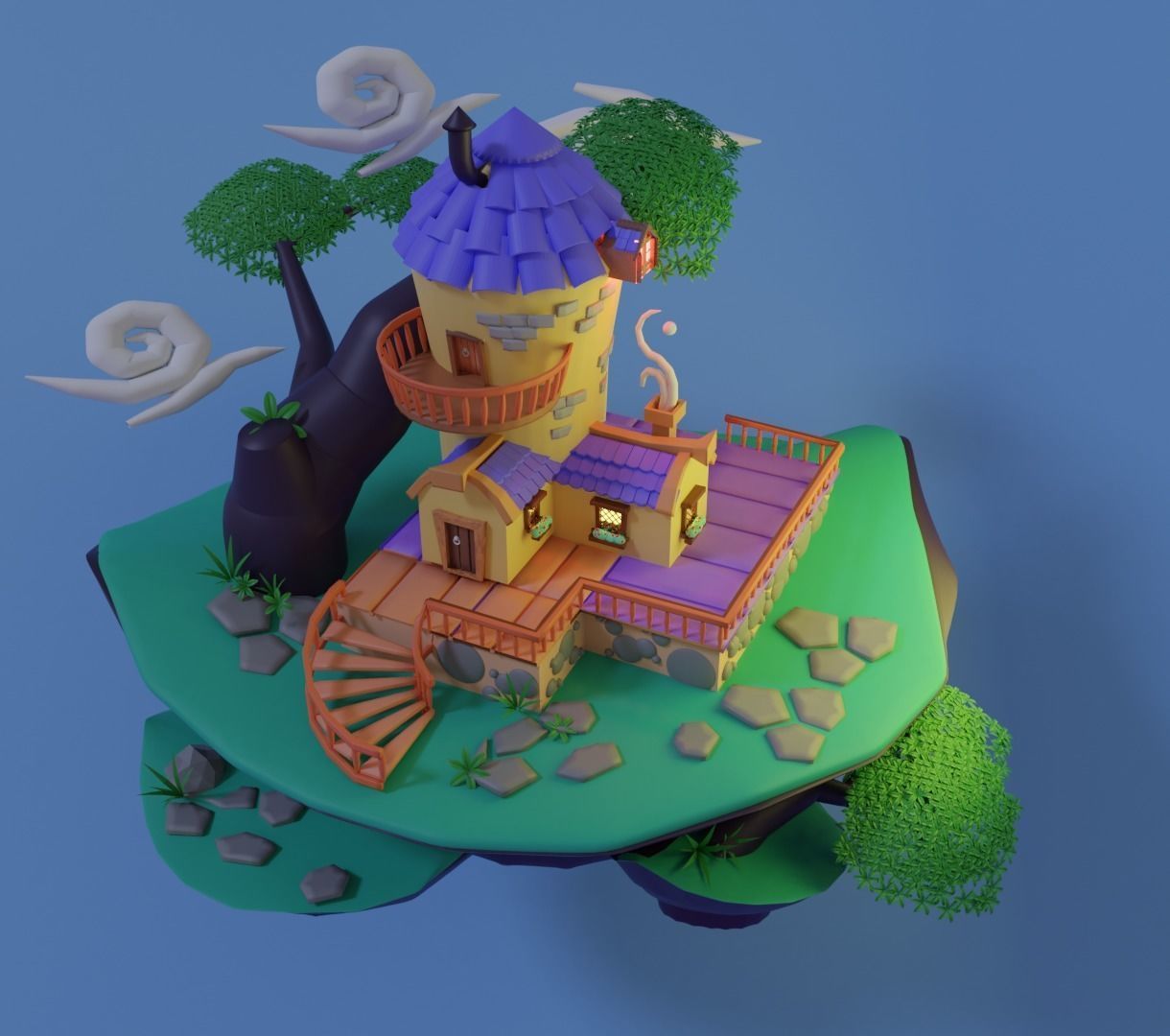 fantacy house 3D model | CGTrader