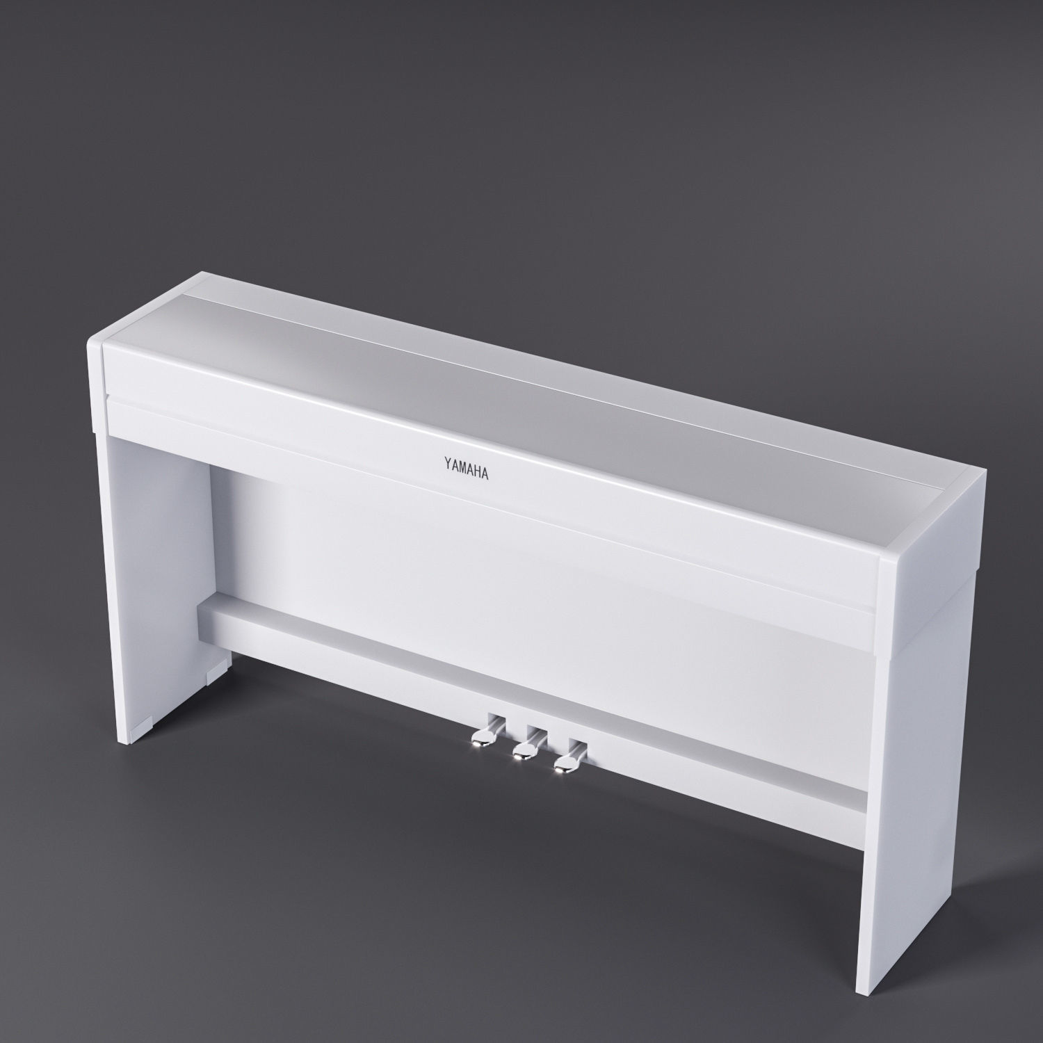 Digital piano Yamaha YDP-S34 WH 3D model rigged | CGTrader