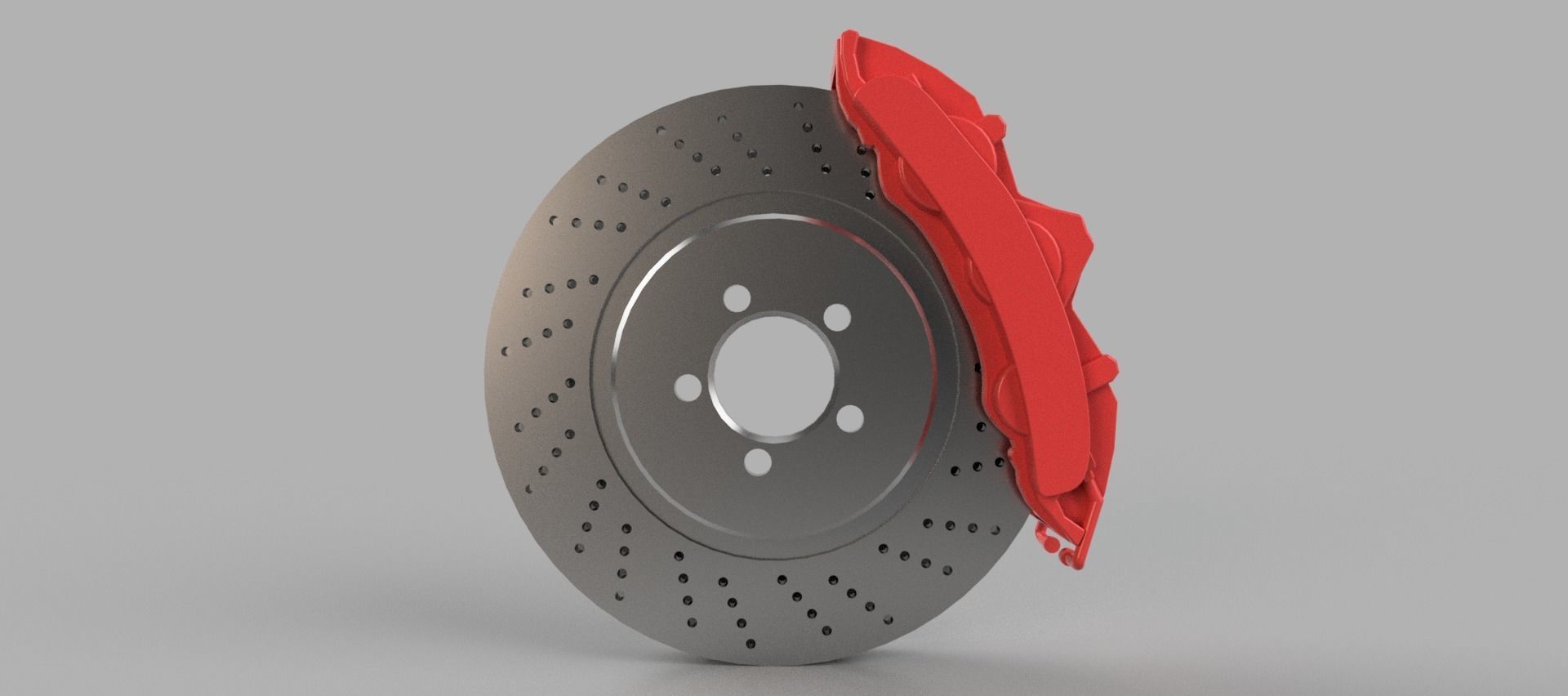 Brake Disk and Caliper 3D model | CGTrader