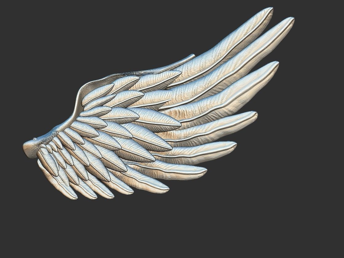 Angel Wings 3D model 3D printable | CGTrader