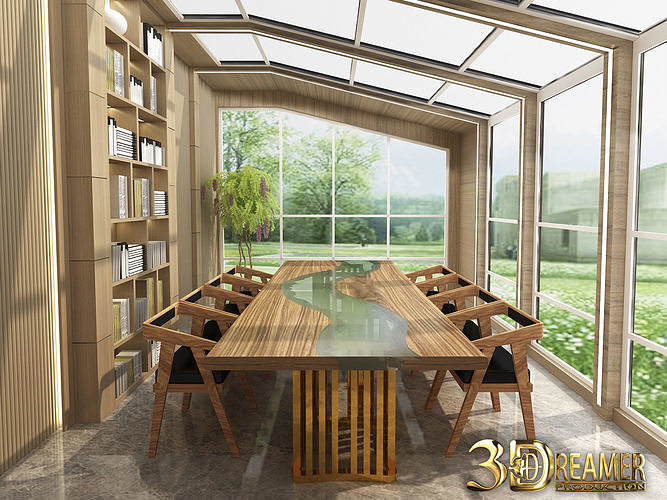 Magnificent Table Design 3D model | CGTrader