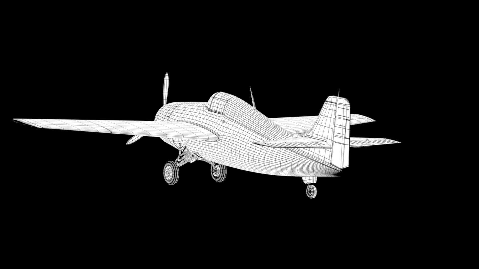 Grumman F4F Wildcat - 3D MODEL 3D model | CGTrader