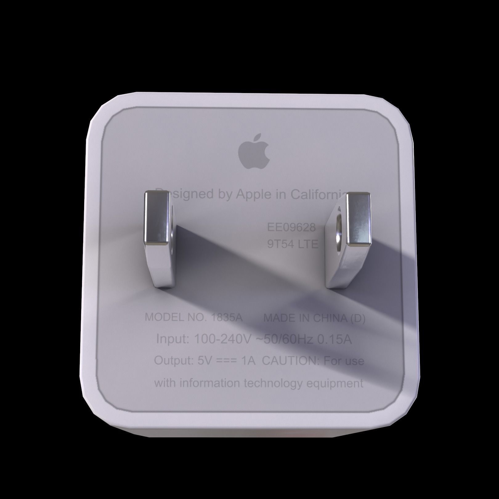 3D model Apple Cube Charger VR / AR / low-poly | CGTrader