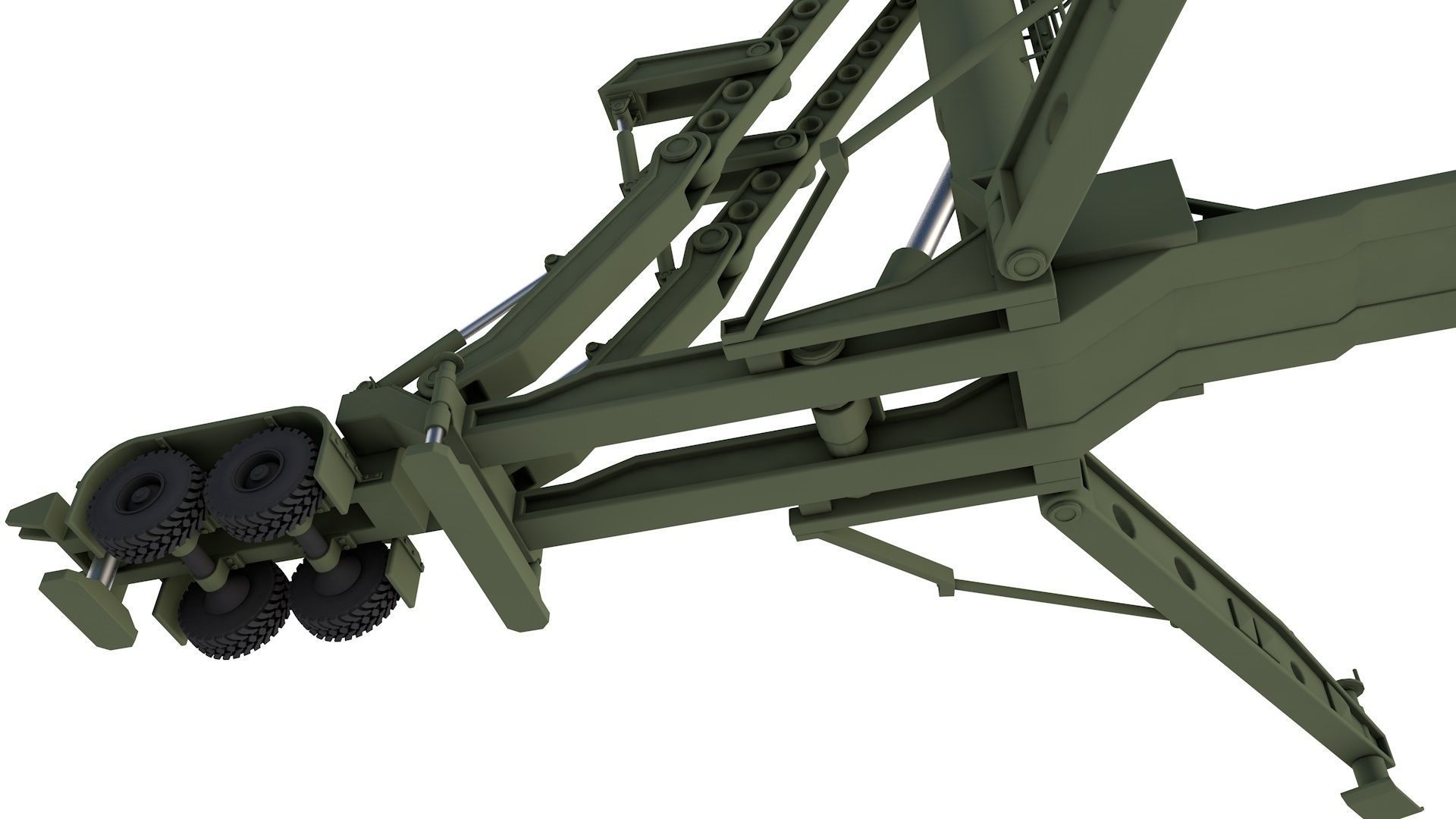 Clam Shell Mast Radar 3D model | CGTrader