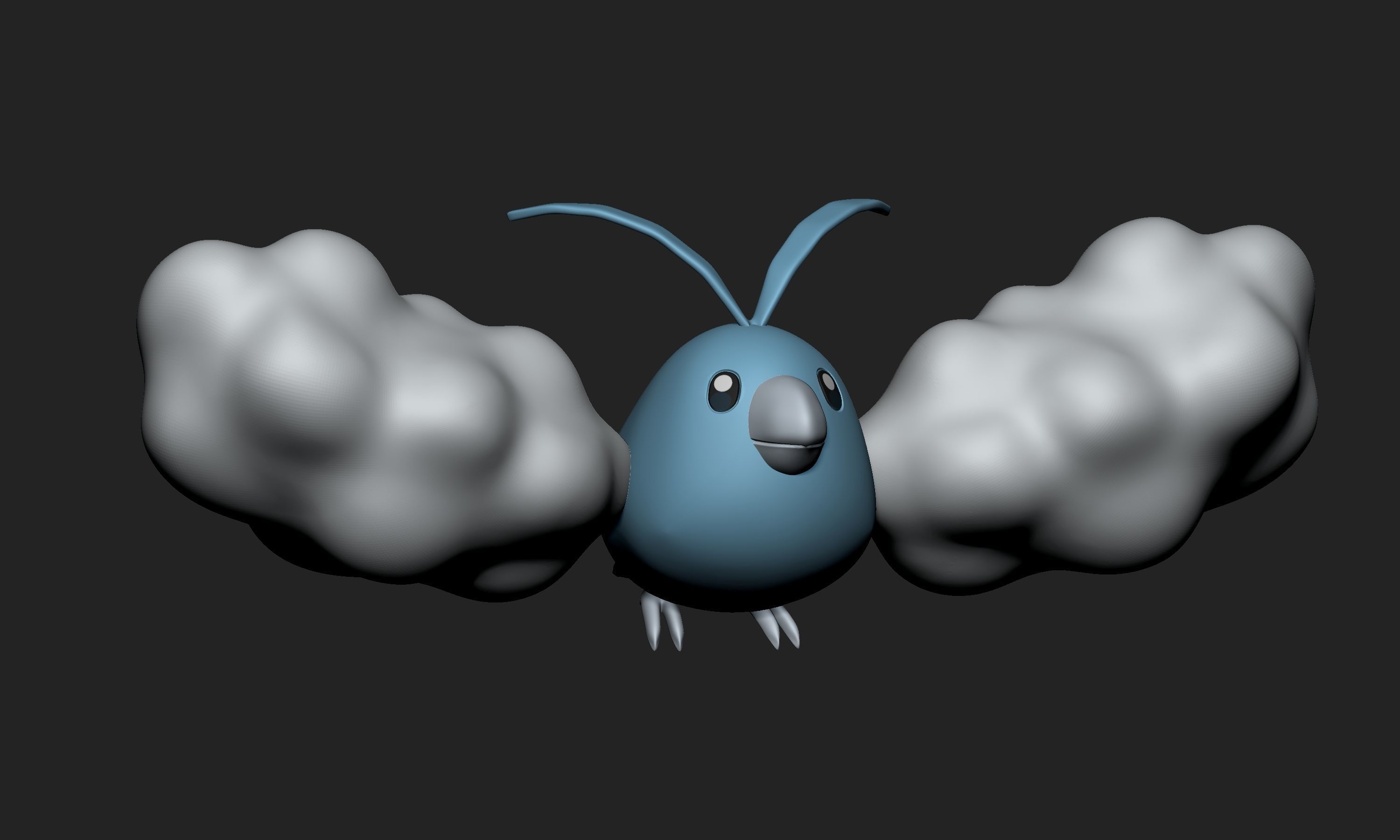 Pokemon - Swablu and Altaria 3D model 3D printable | CGTrader