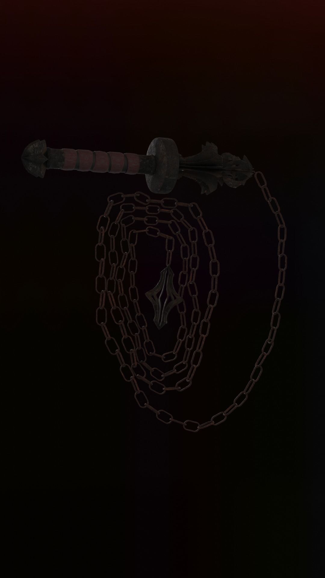 Morningstar whip - Ancient medieval weapon 3D model | CGTrader