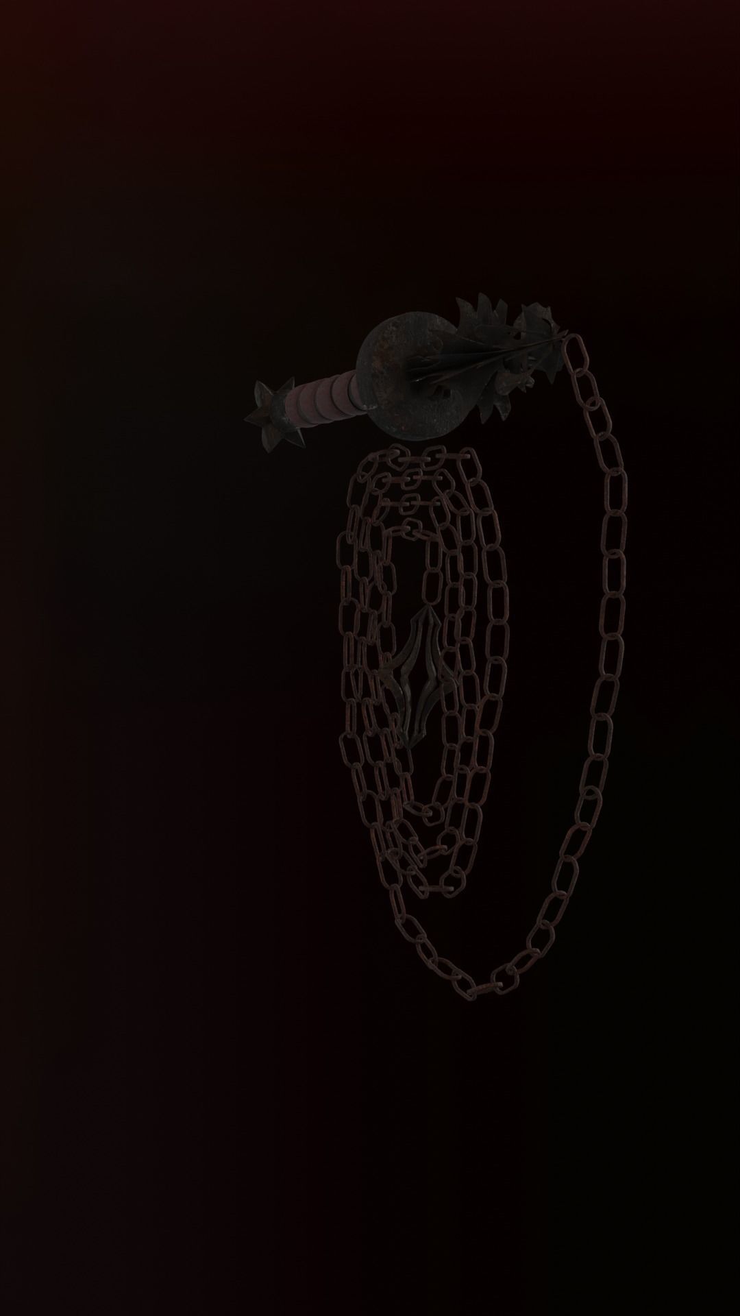 Morningstar whip - Ancient medieval weapon 3D model | CGTrader