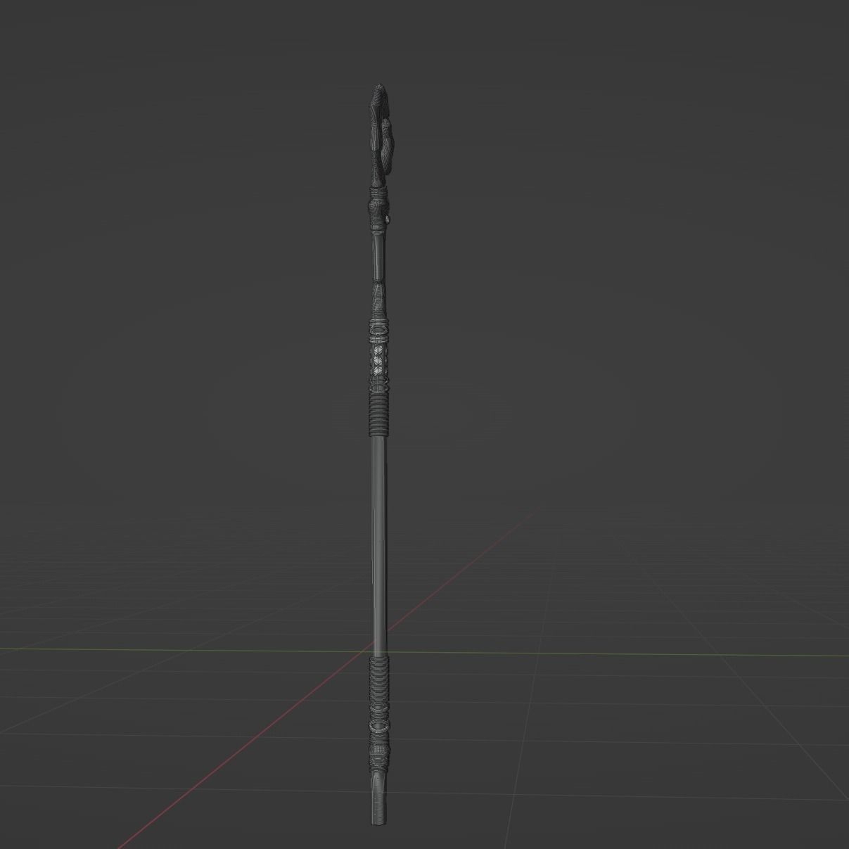 mystic staff 3D model | CGTrader