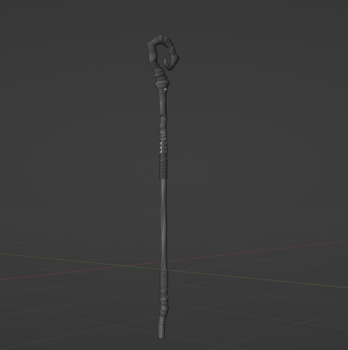 mystic staff 3D model | CGTrader