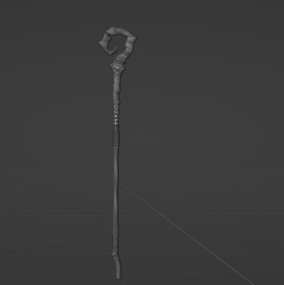mystic staff 3D model | CGTrader