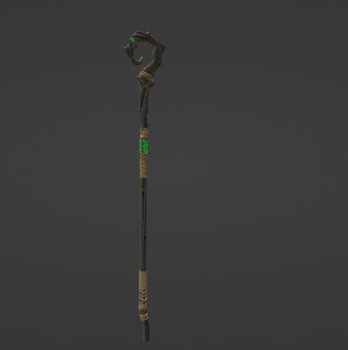 mystic staff 3D model | CGTrader