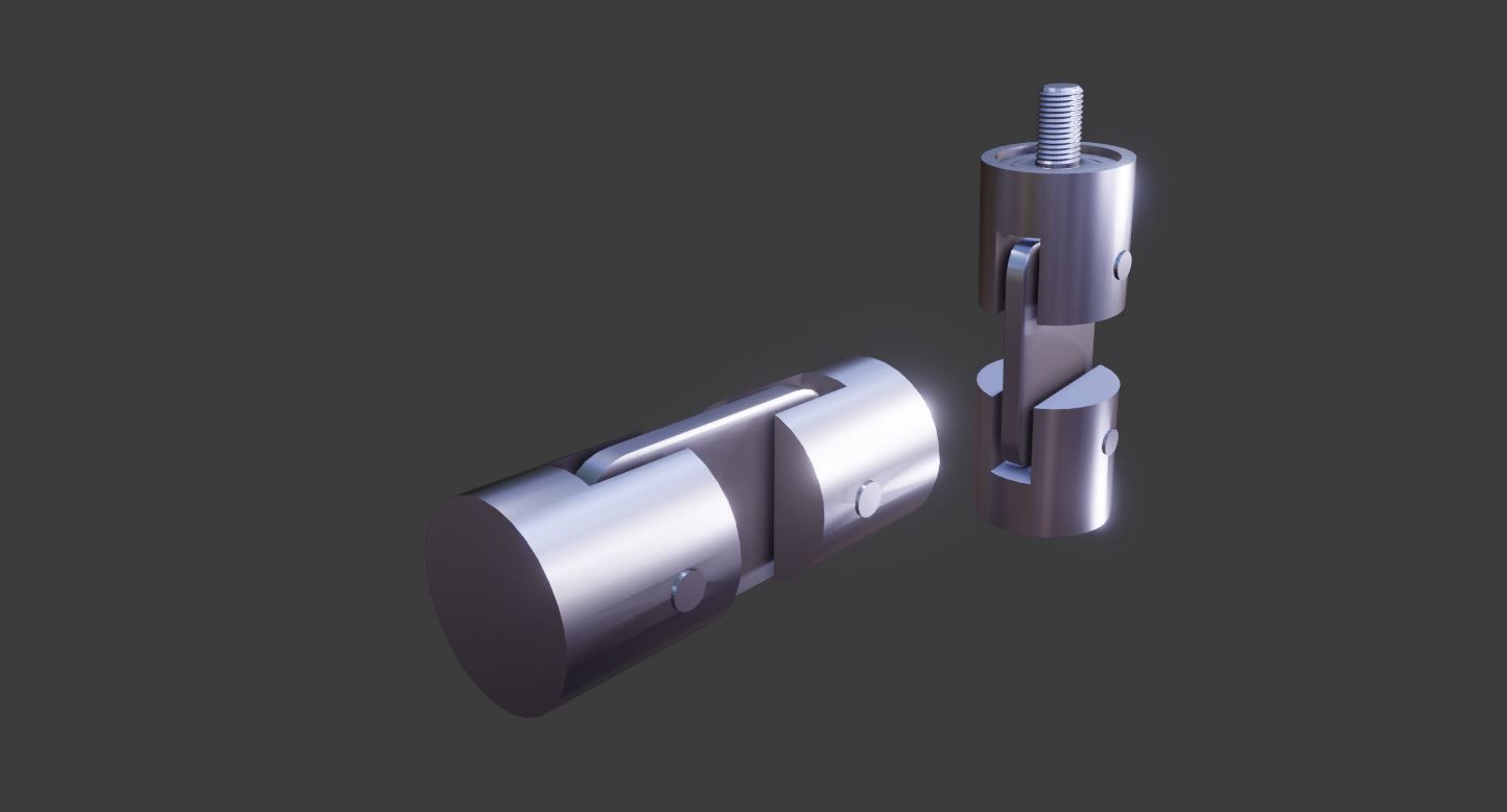 Mechanical Joint 3D model | CGTrader
