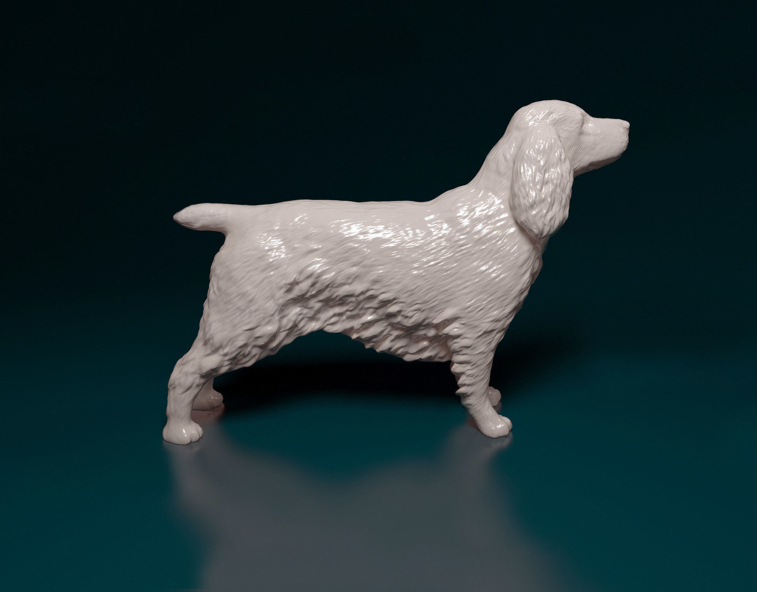 English Cocker Spaniel 3D model 3D printable | CGTrader