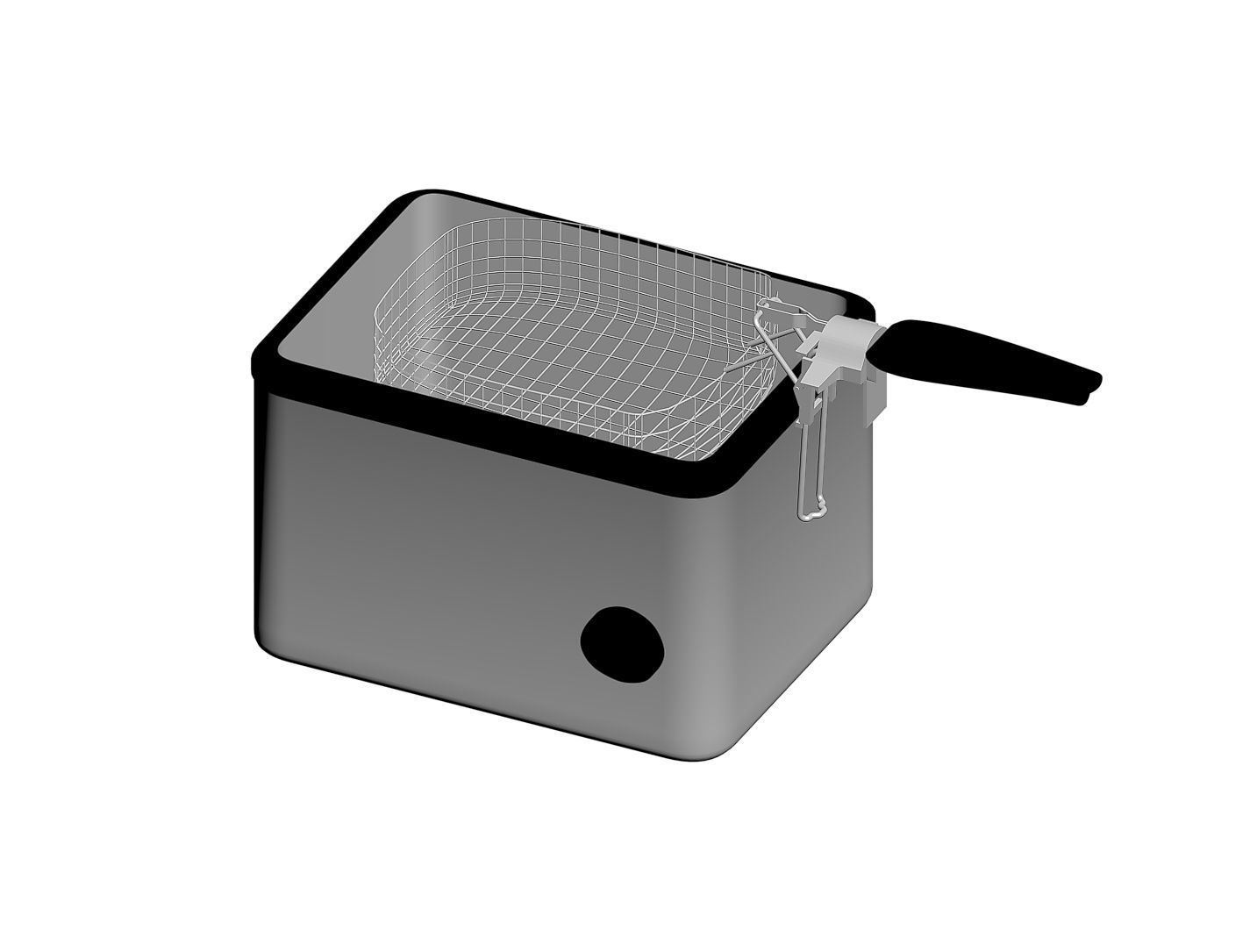 Fry Machine 3D model | CGTrader