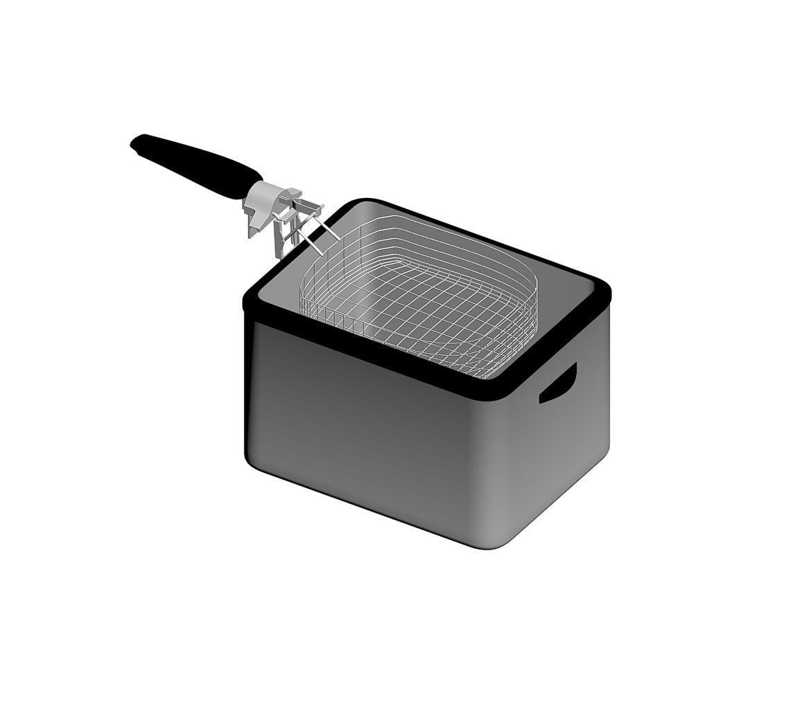Fry Machine 3D model | CGTrader