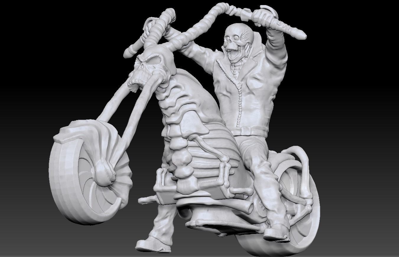 Ghost Rider 3D model | CGTrader