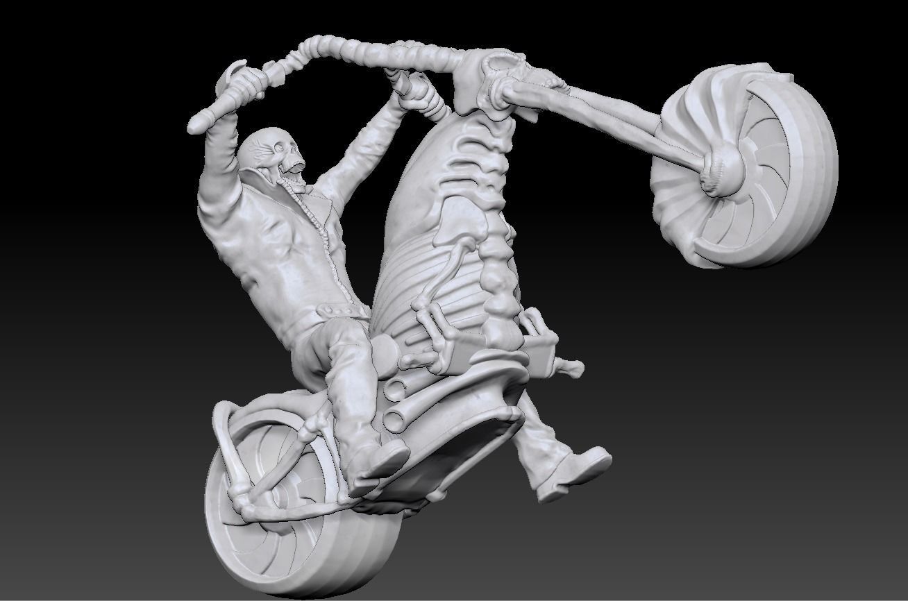 Ghost Rider 3D model | CGTrader