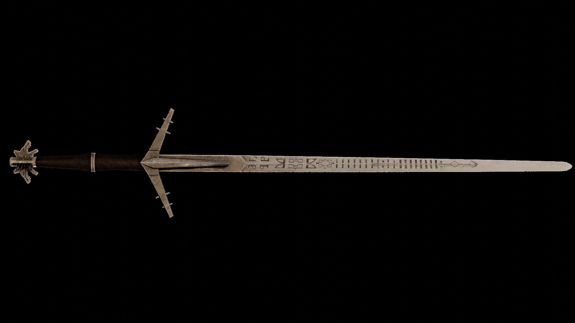 3D model Aerondight sword from Witcher 3 VR / AR / low-poly | CGTrader