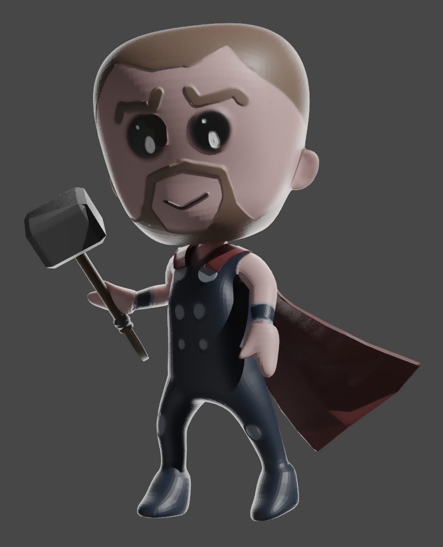 3D model Thor Redesigned VR / AR / low-poly | CGTrader