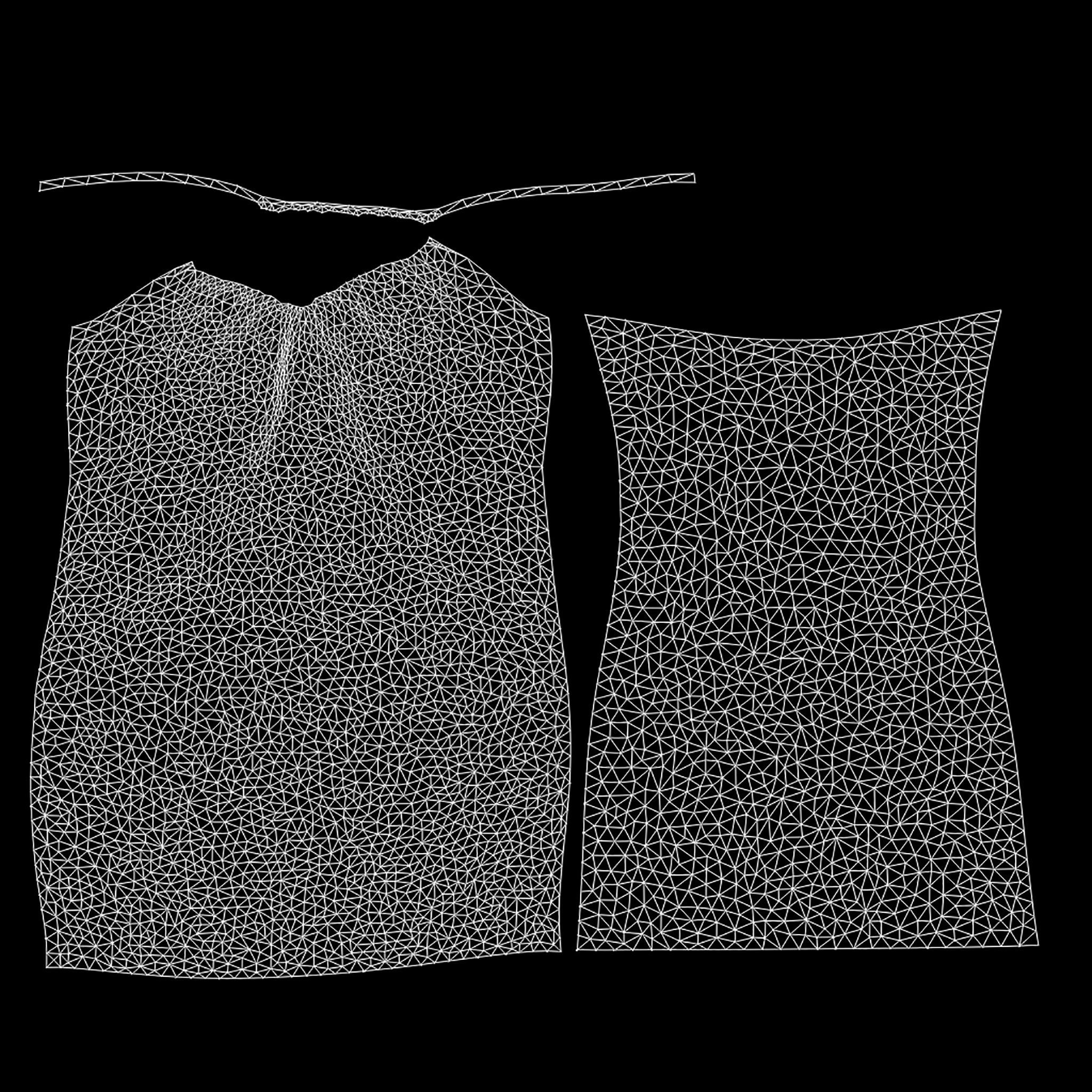 3D model Chain Halter Dress VR / AR / low-poly | CGTrader