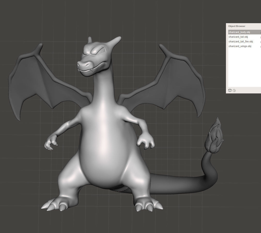 Charizard - Pokemon 3D model 3D printable | CGTrader
