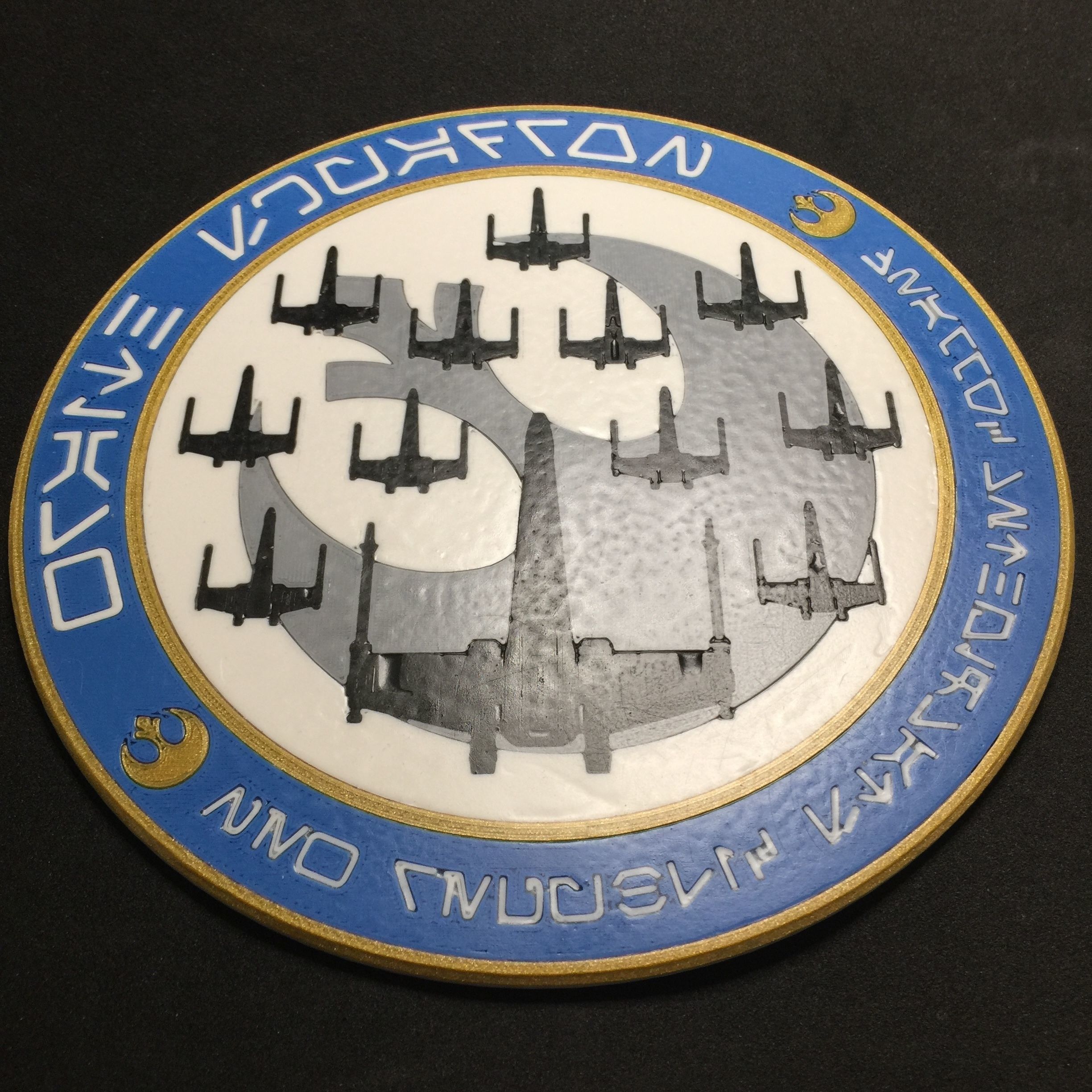 Wraith Squadron Wall Plaque 3D model 3D printable | CGTrader