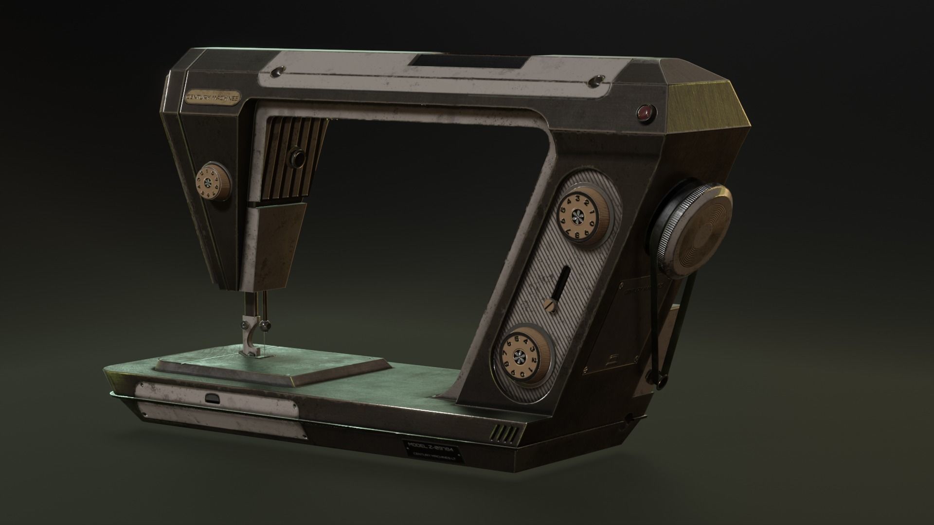 Sci fi Machine free 3D model | CGTrader