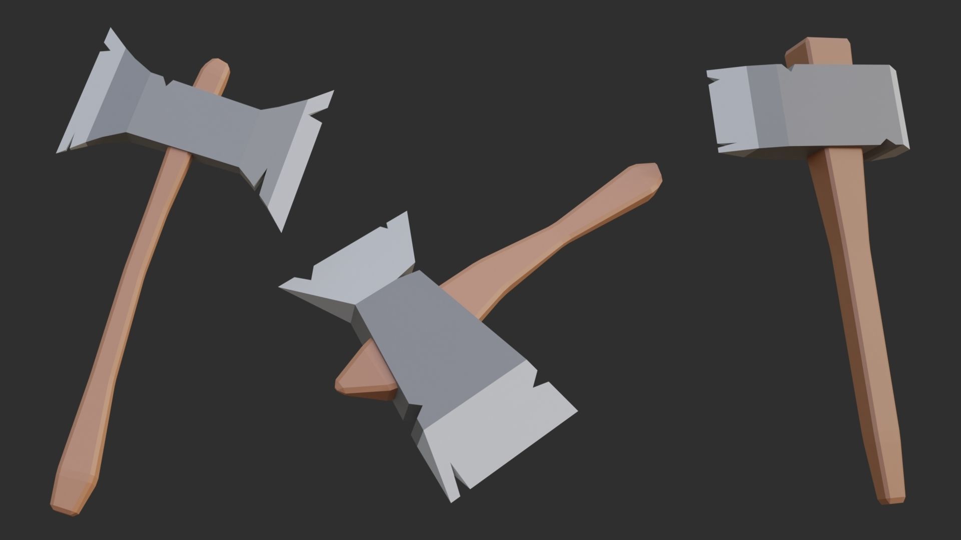 3D model Low Poly Tools Pack VR / AR / low-poly | CGTrader